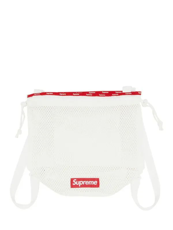 Supreme Mesh Small Backpack - White