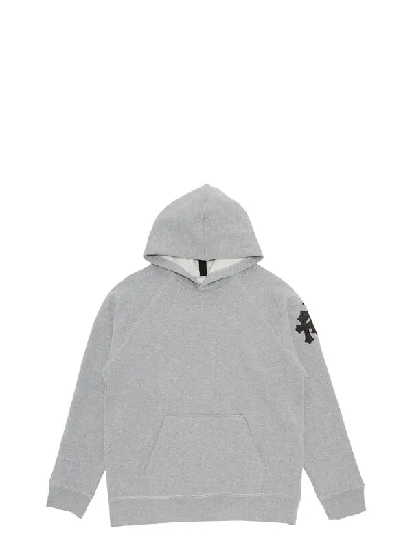 Chrome Hearts Paper Jam Cross Hoodie - Grey