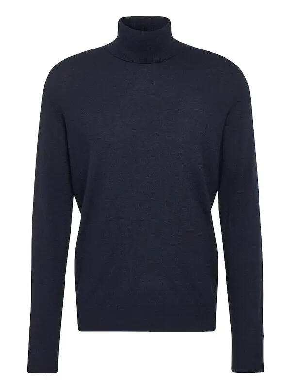 Loro Piana Cashmere Turtleneck Sweater - Blue