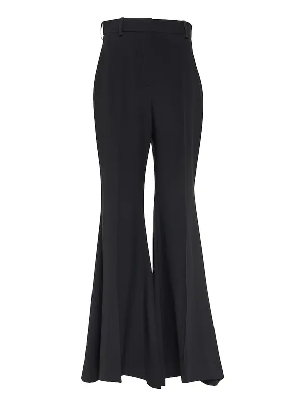 Nina Ricci Flared Trousers - Black