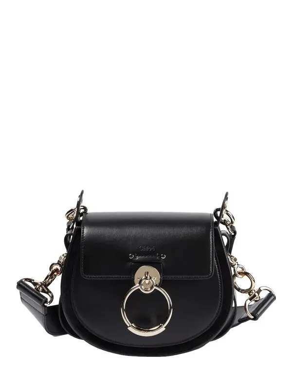 Chloé Tess Small Shoulder Bag - Black
