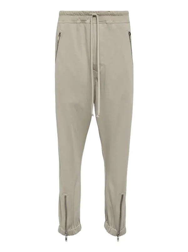 Rick Owens Cotton Jersey Sweatpants - Beige