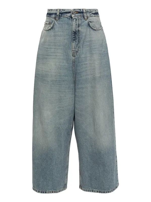 Balenciaga Wide-leg Jeans - Blue