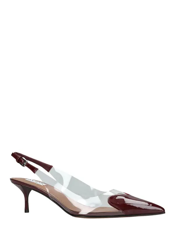 Alaïa Coeur Slingback Pumps 55 - Burgundy