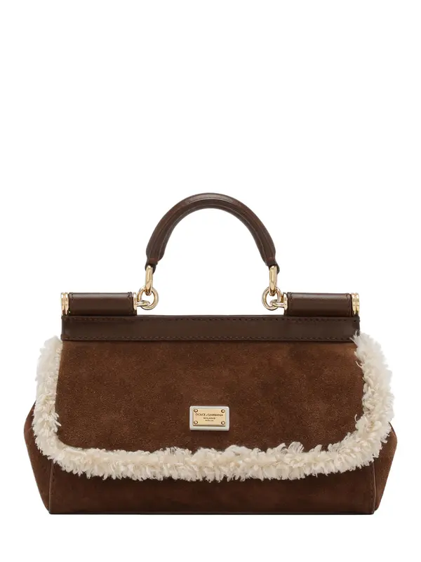 Dolce & Gabbana Small Sicily Handbag - Brown