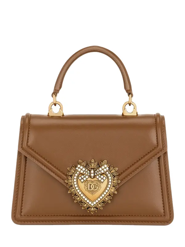 Dolce & Gabbana Small Devotion Top-handle Bag - Beige