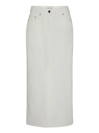 LOULOU STUDIO Rona Organic Cotton Maxi Skirt - Ivory