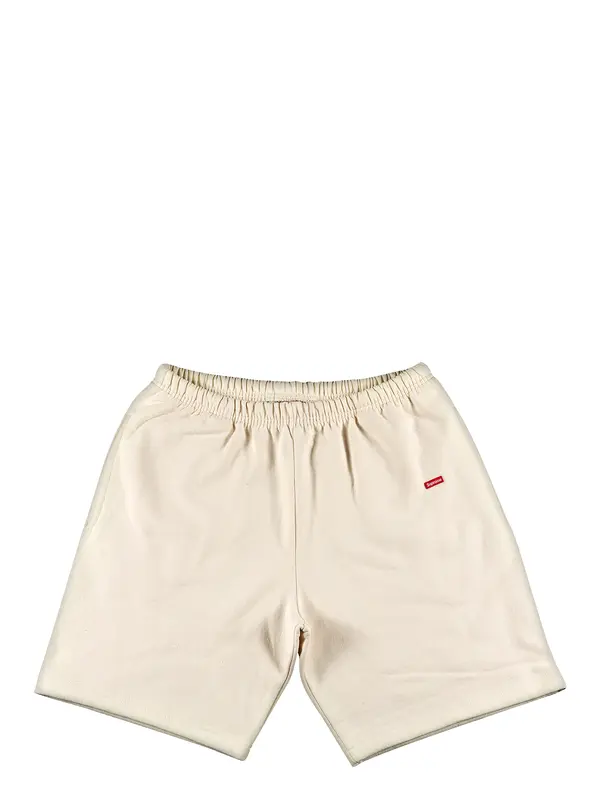 Supreme Small Box Sweatshorts - Cream