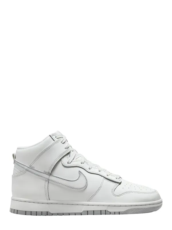 Nike Dunk High Airbrush Swoosh Sneakers - White