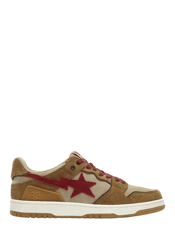 BAPE Sk8 Sta Low Sneakers - Tan