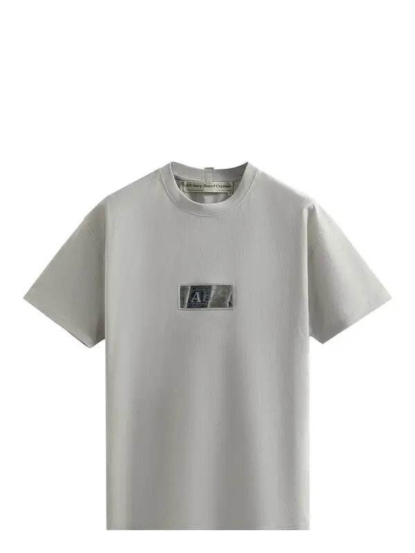 Kith For Advisory Board Crystals Hologram Classic Logo Tee - Grey
