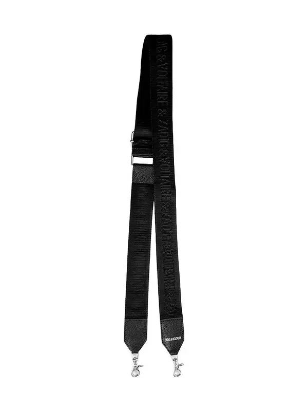 Zadig&Voltaire Logo Bag Strap - Black