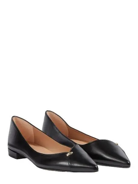 LK BENNETT Cally Pointed-toe Flat - Black