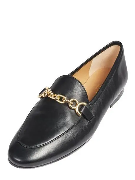 LK BENNETT Adalynn Leather Loafer - Black