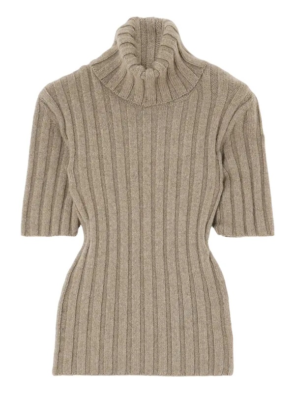 THE ROW Depinal Ribbed Sweater - Brown