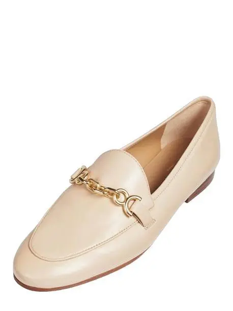 LK BENNETT Adalynn Leather Loafer - Latte