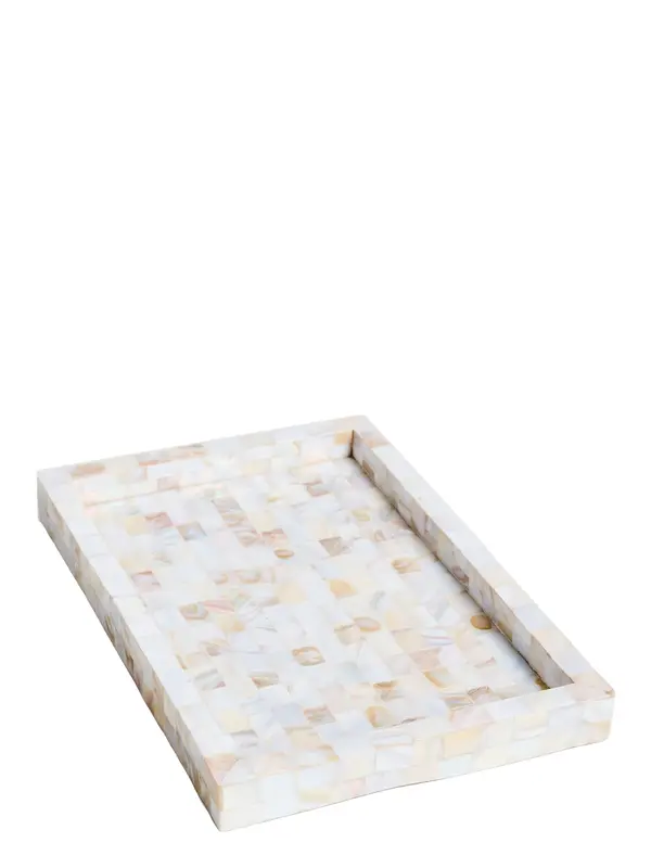 TIZO DESIGN Tray - Mother Of Pearl White
