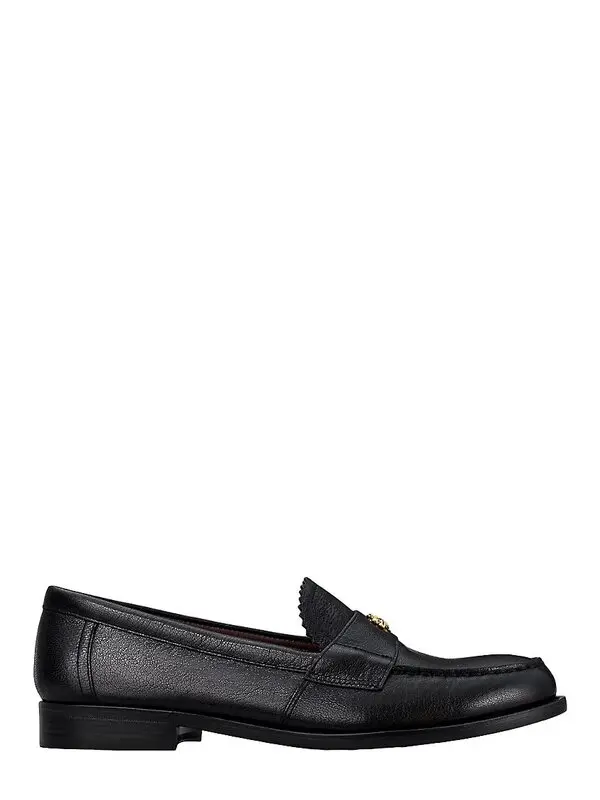 Tory Burch Perry Leather Loafers - Black