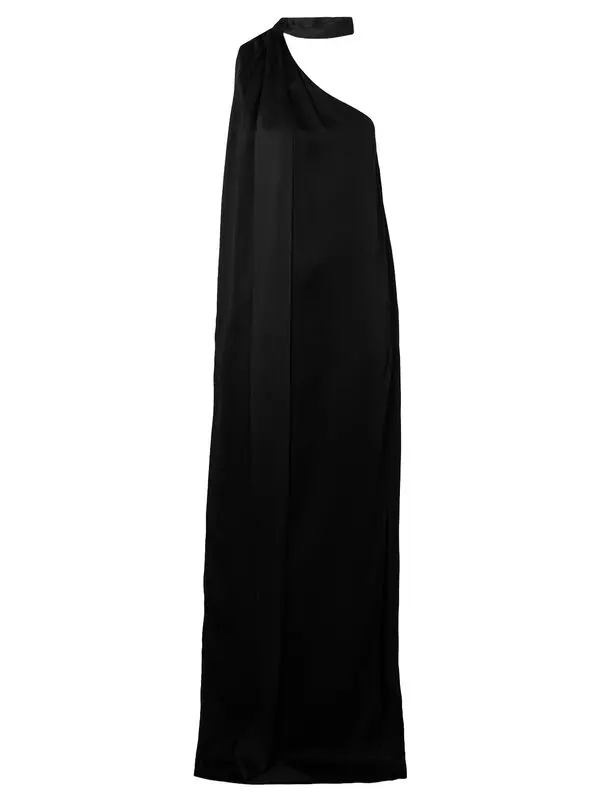 Stella McCartney Net Sustain One-shoulder Gown - Black