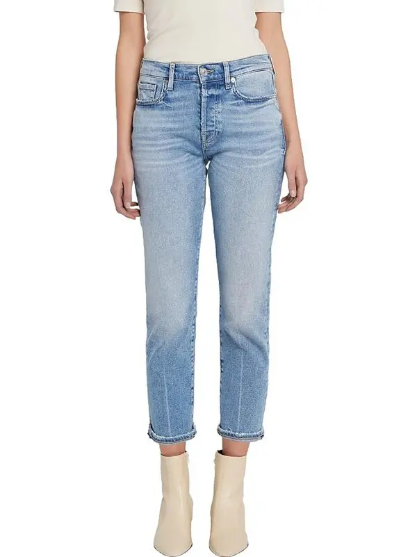 7 For All Mankind Josefina High-rise Cropped Jeans - Must