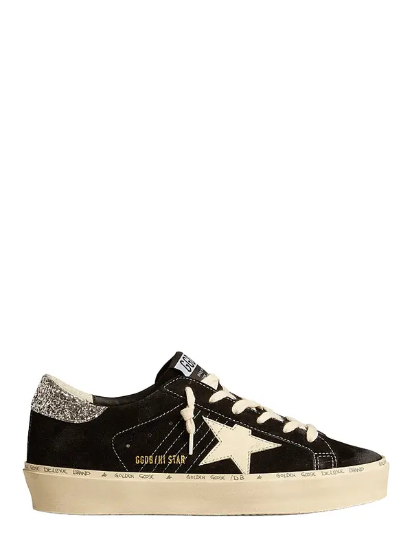 GOLDEN GOOSE Hi Star Low Top Sneakers - Black/ivory