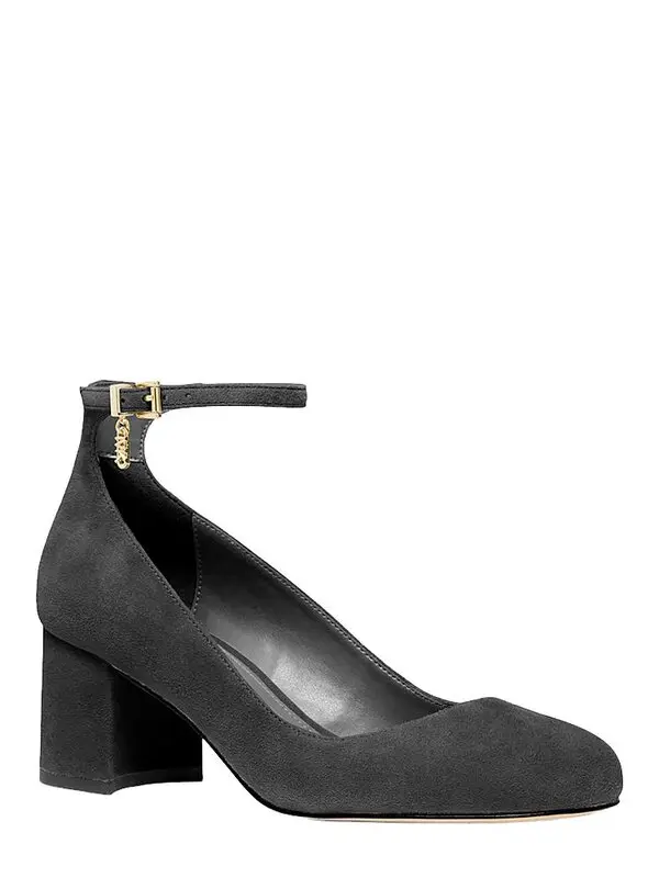 Michael Kors Perla Block Heel Pumps - Black