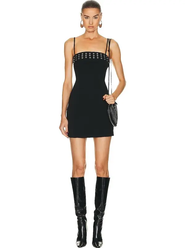 Blumarine Sleeveless Mini Dress - Nero