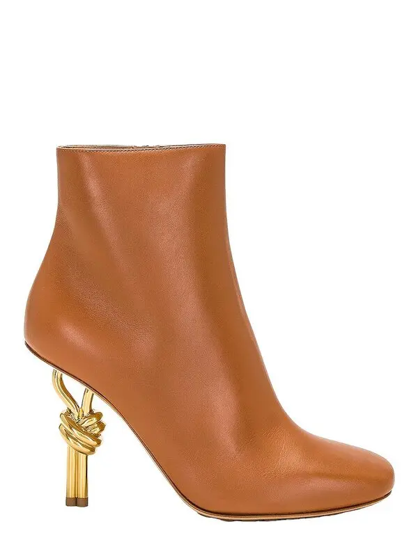 Bottega Veneta Knot Ankle Boots - Wood