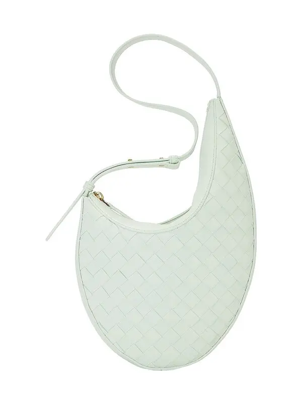 Bottega Veneta Small Hobo Bag - Glacier & Muse Brass