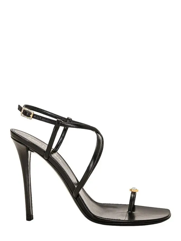 Saint Laurent Date Sandal - Nero