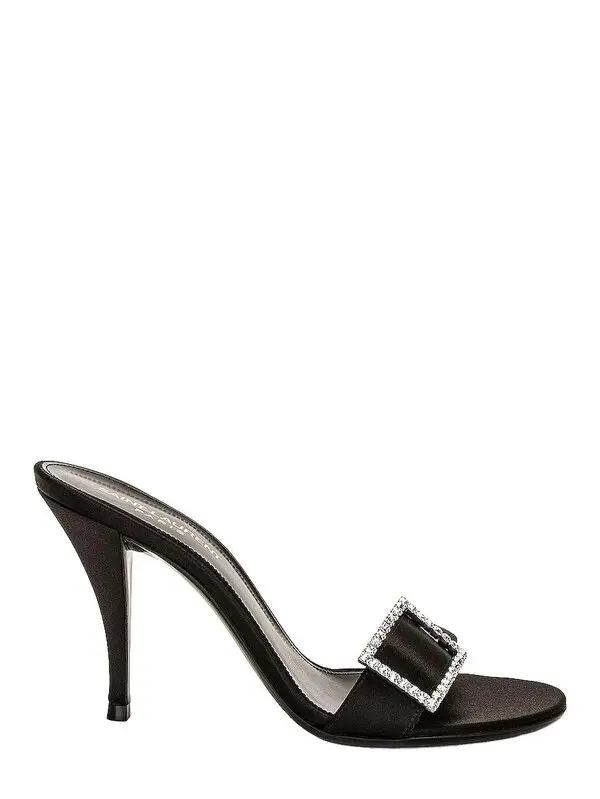 Saint Laurent Simone Mule Sandal - Nero