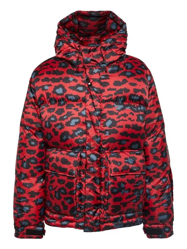 Undercover Printed Down Jacket - Red