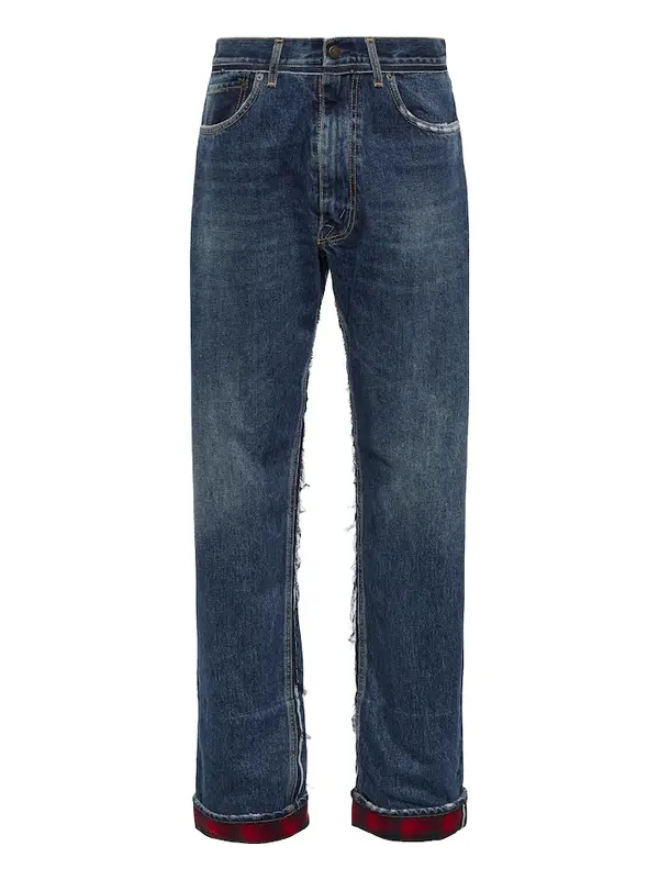 MAISON MARGIELA X Pendleton Straight Jeans - Blue