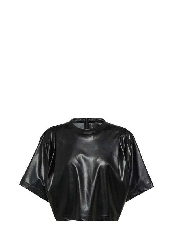 MARANT ETOILE Brooky Cropped Top - Black