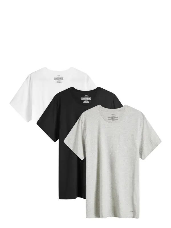 Calvin Klein T-shirt 3 Pack - White/black/grey