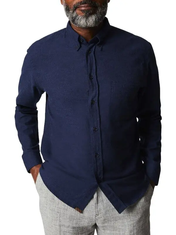 Billy Reid Tuscumbia Classic Fit Button-down Shirt - Navy