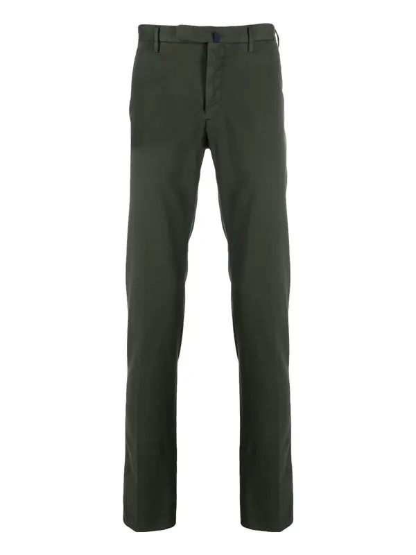 Incotex Straight-leg Chino Trousers - Green