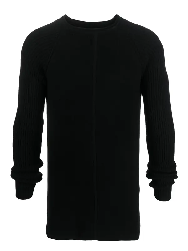 Rick Owens Luxor Runway Knitted Jumper - Black
