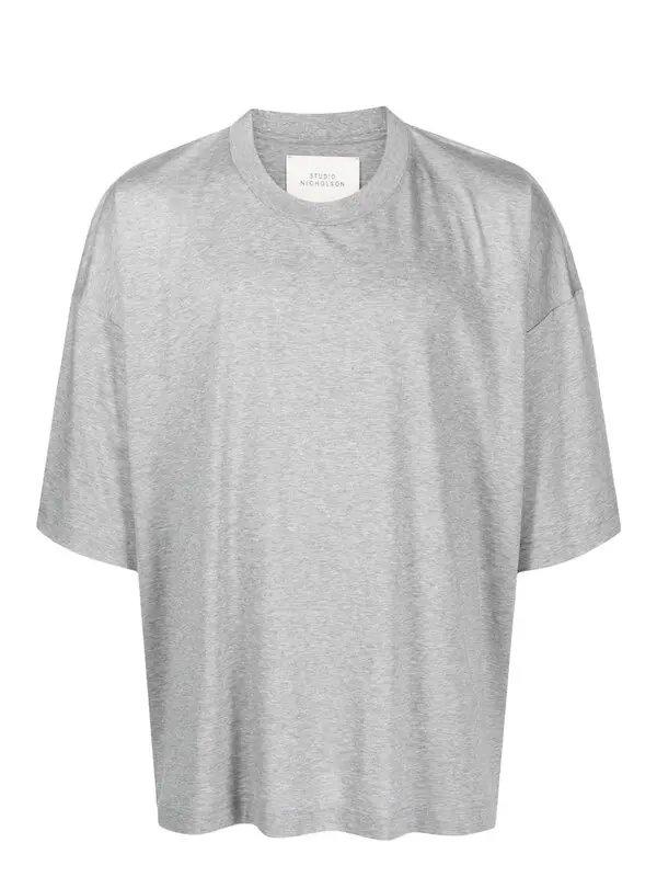 Studio Nicholson Oversize-cut Cotton T-shirt - Grey