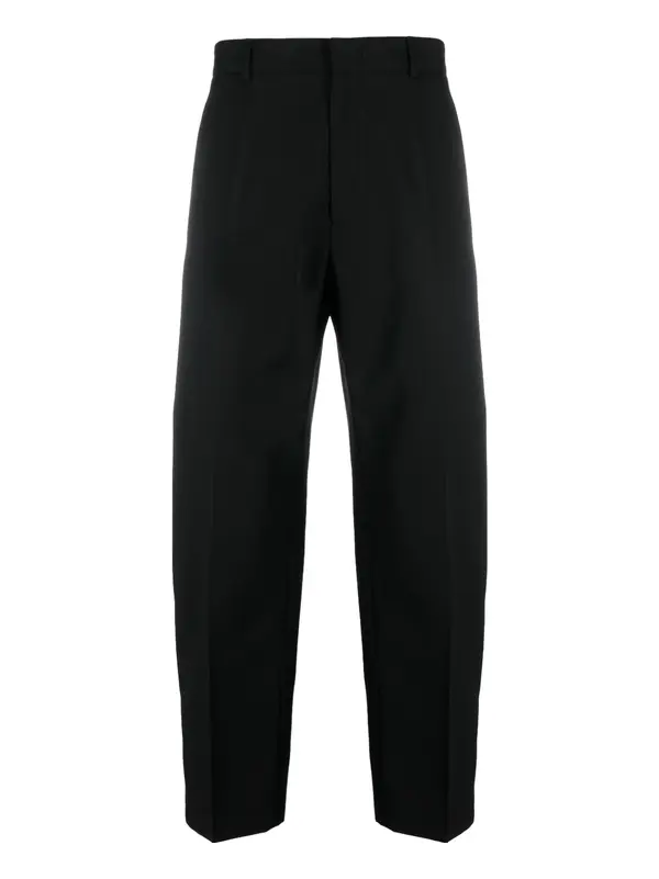 JIL SANDER Tapered-leg Tailored Trousers - Black