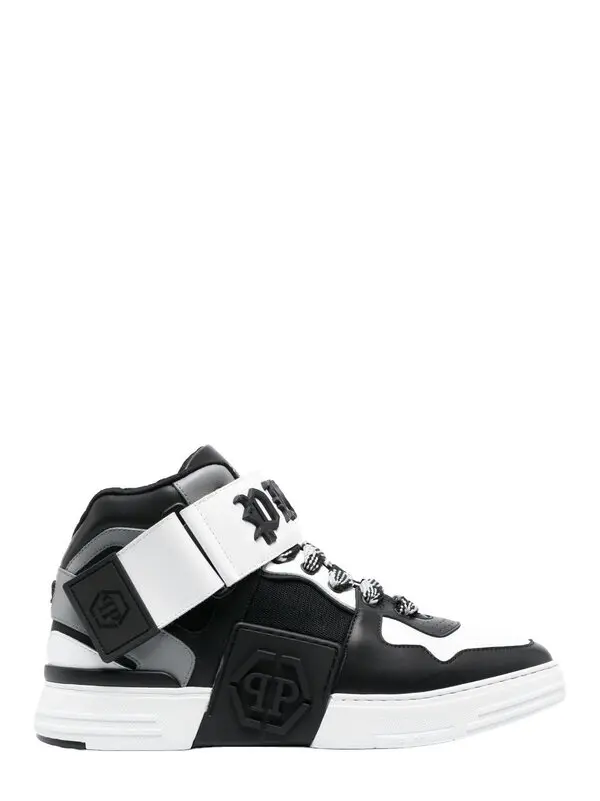 Philipp Plein Gothic Plein High-top Sneakers - Black
