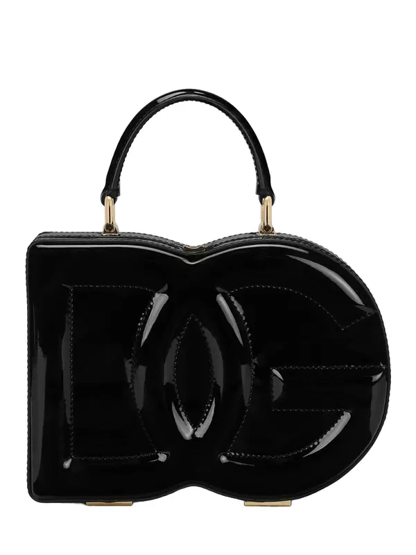 Dolce & Gabbana Logo-embossed Leather Tote Bag - Black