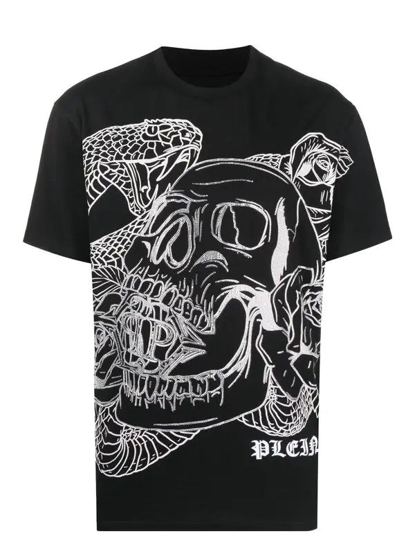 Philipp Plein Graphic-print T-shirt - Black