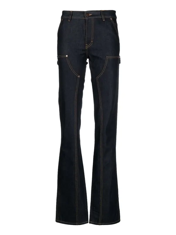 Filippa K Bootcut Carpenter Denim Jeans - Blue