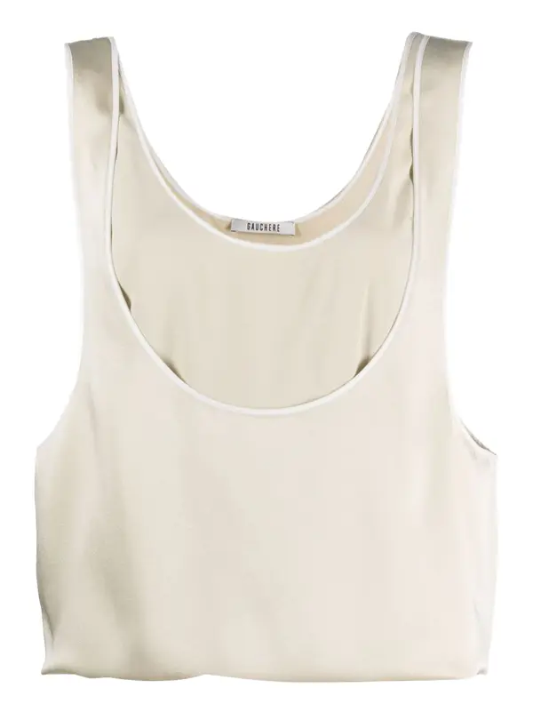 Gauchere Mirros Sleeveless Tank Top - Neutrals