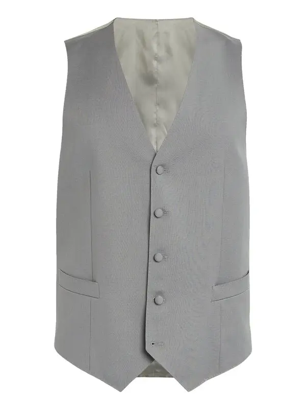 Canali Morning Suit Waistcoat - Blue
