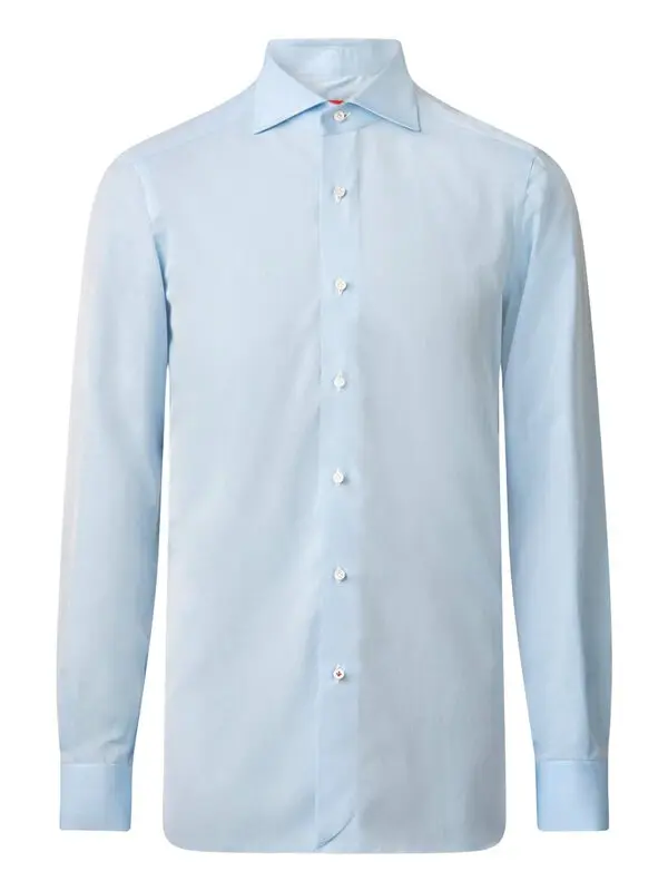 Isaia Cotton Dress Shirt - Blue