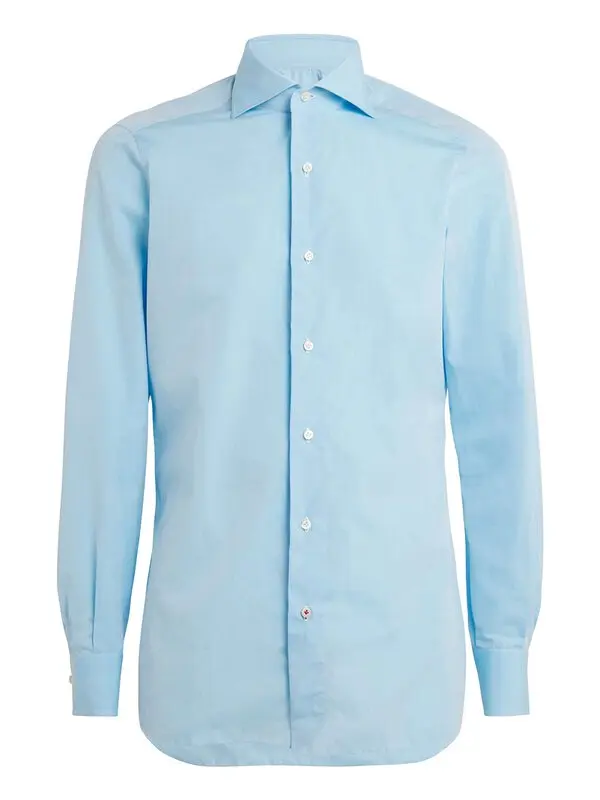 Isaia Cotton Dress Shirt - Blue