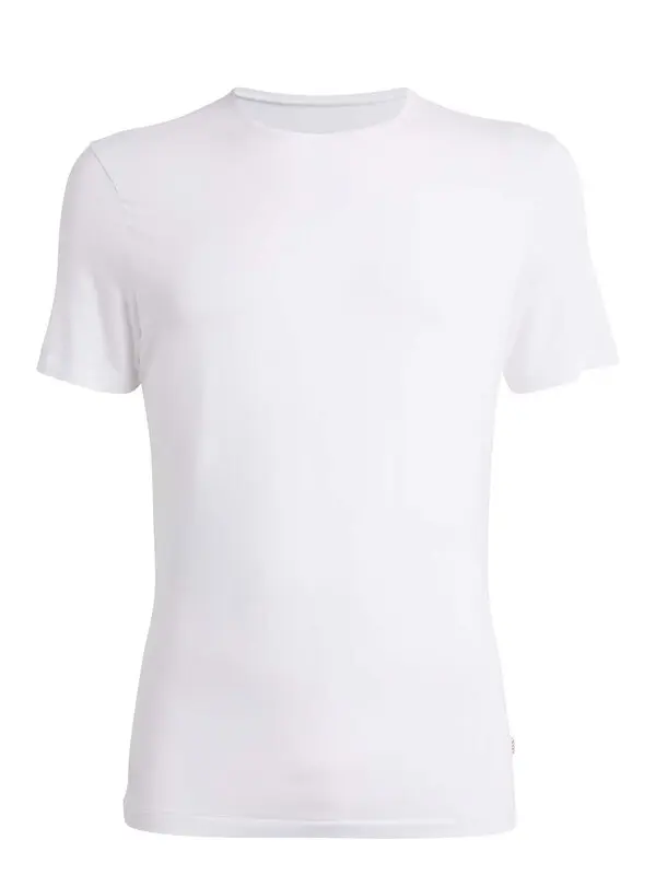 Derek Rose Modal Micro T-shirt - White