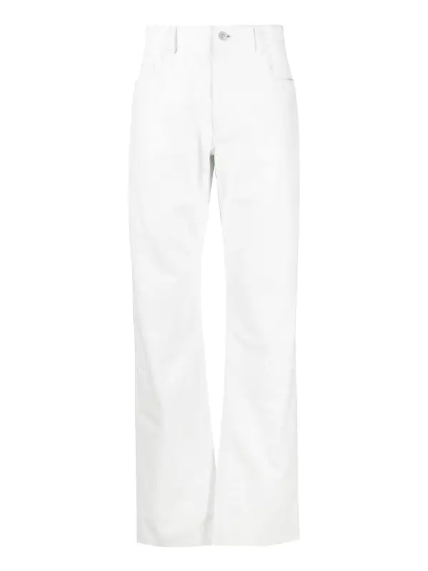 1017 Alyx 9sm Five-pocket Leather Trousers - White